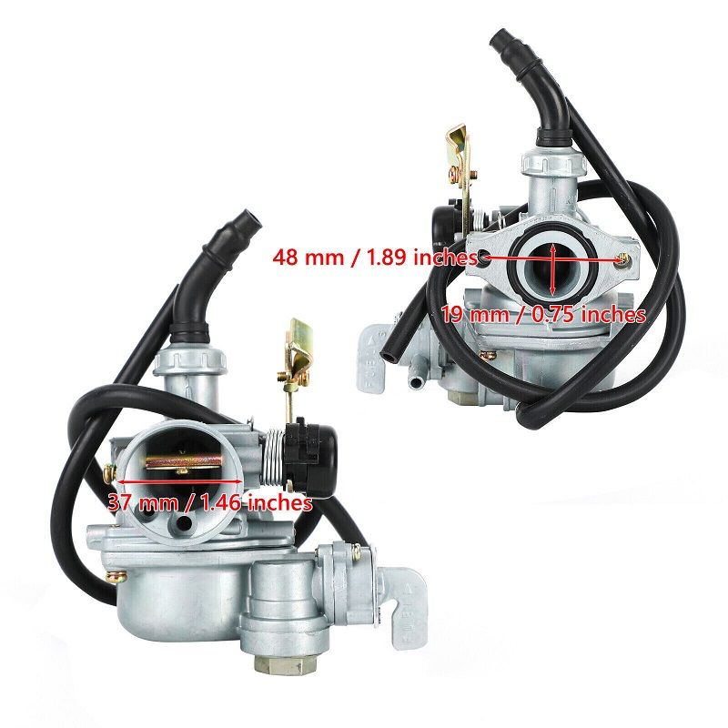 PZ19 CARBURETOR 19MM FOR PIT BIKE ATV CABLE CHOKE CA12