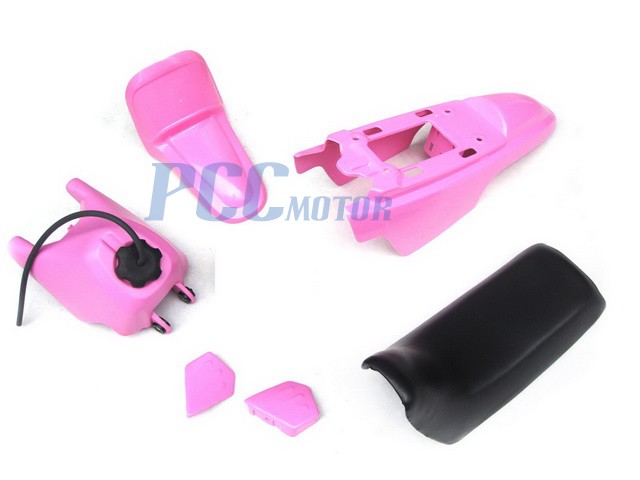 YAMAHA PW50 PW 50 PLASTIC SEAT GAS TANK KIT PINK PS48