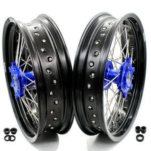 17" / 17" Supermoto Wheels w/ CNC Hub Fit 2008-2020 WR250R RMY06