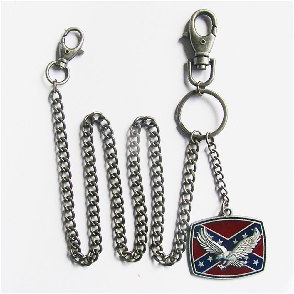 3D Eagle Flag Western Jeans Waist Wallet Key Chain