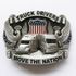 New Vintage Enamel Nation Road Truck Driver Belt Buckle Gurtelschnalle ...