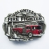 New Vintage Enamel Western Volunteer Firefighter Fire Belt Buckle ...