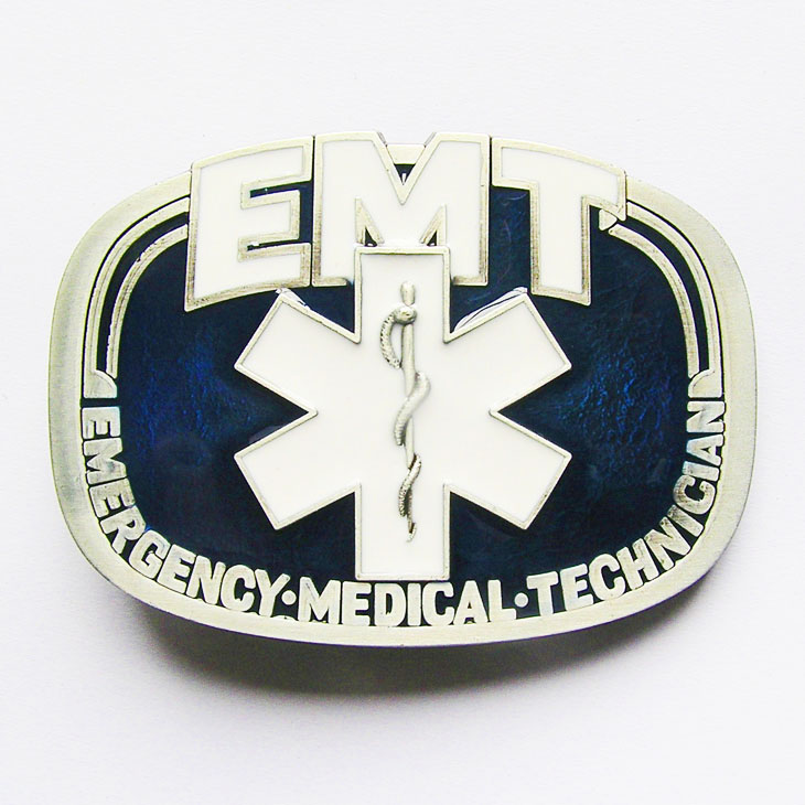 New EMT Emergency Medical Vintage Pewter Belt Buckle Gurtelschnalle ...