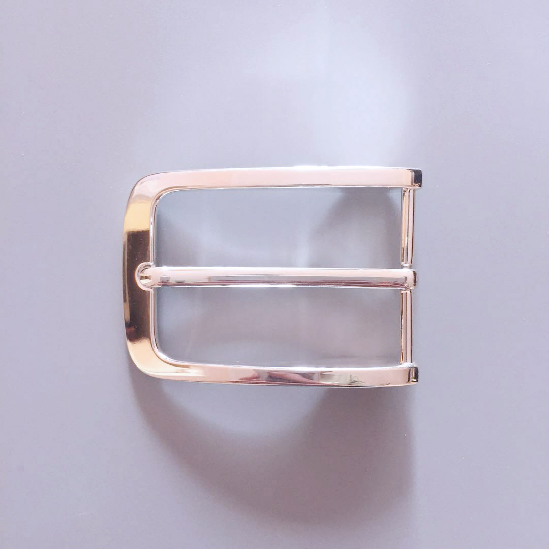New Original Sterling Silver 925 Classic Pin Belt Buckle