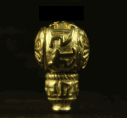 Handmade Tibetan Guru Beads Three-Hole Beads for Buddhist Malas