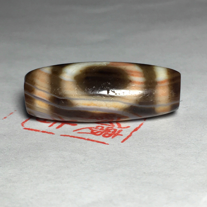 Tibetan One Eye DZI Bead Genuine Tibetan Agate Single Eye DZI Bead Ji Bead
