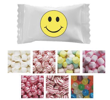 Smiley Face Mints & Candies - Case of 1000