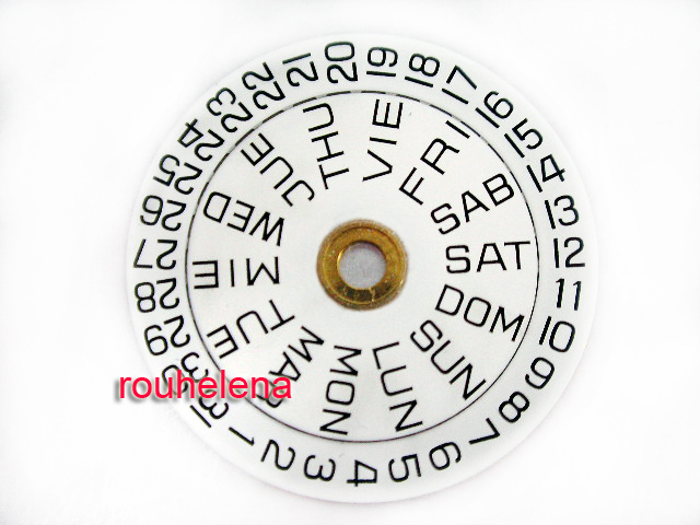 Day Date Disc Set wheel For ETA 2836 Watch Movement