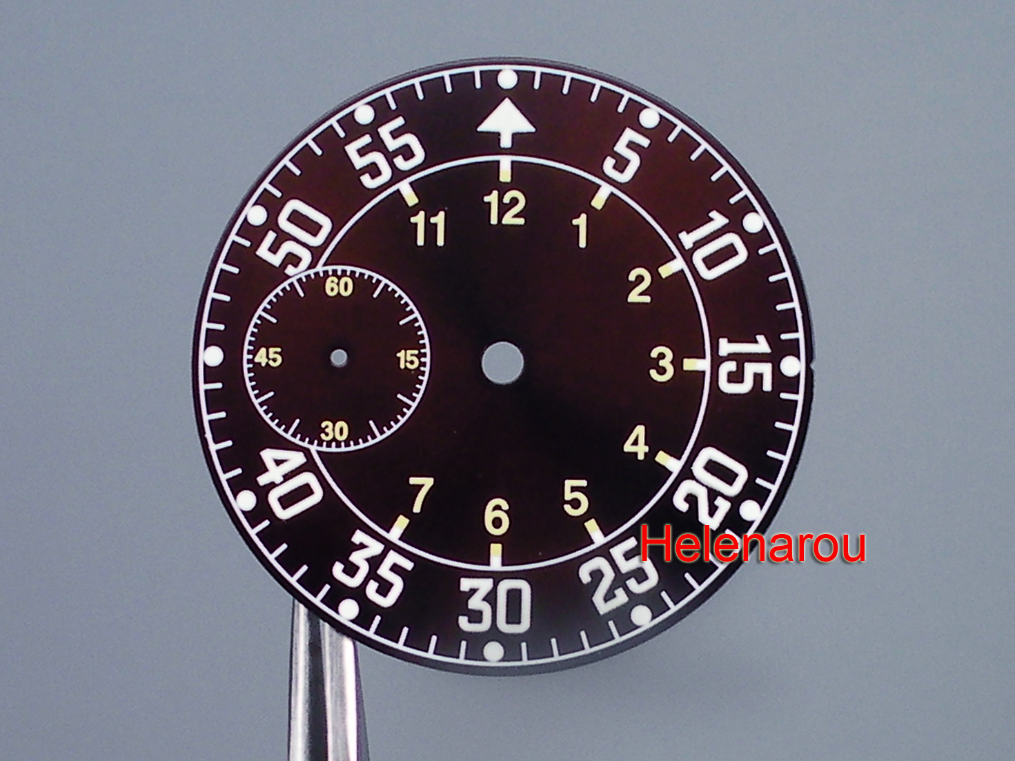 SUPER LUME B-Uhr Pilot Brown Sunray Watch Dial ETA Unitas 6497 ST36