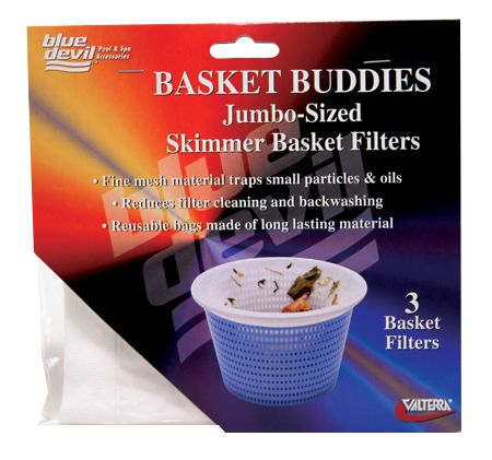Blue Devil Basket Buddies Skimmer Basket Filter Jumbo Size B8501C