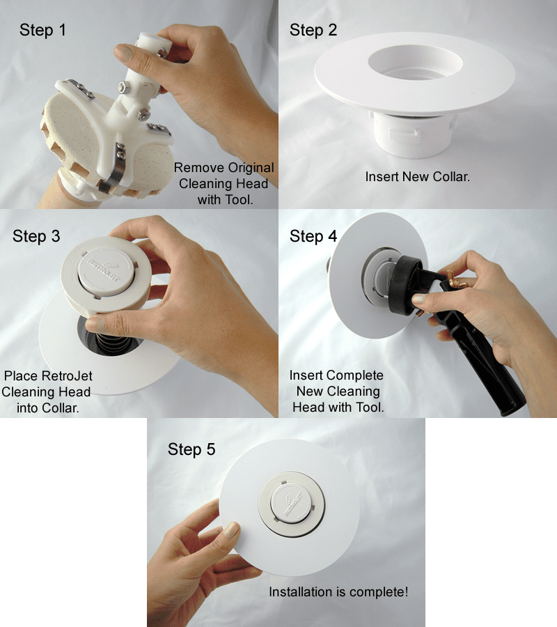 Paramount Retrojet Masterpool TurboClean Replacement Head