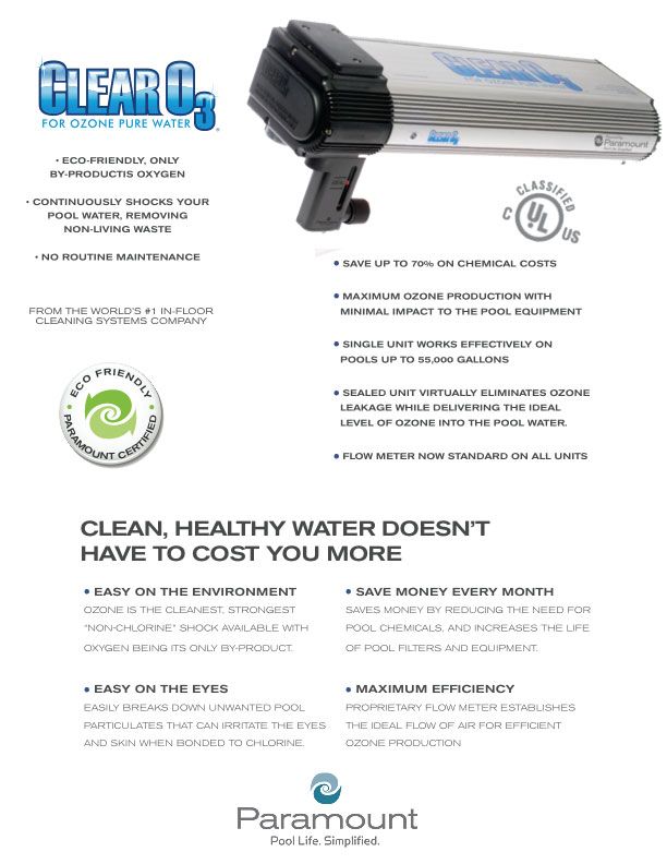 Buy Paramount Clear O3 Ozone System