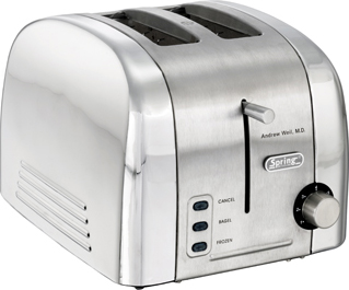 Dr. Weil 9807 Healthy Kitchen 2 Slice Toaster