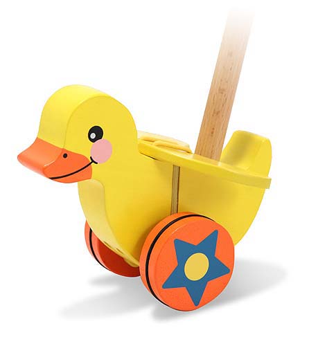 Melissa and Doug Flapping Duck Push Toy