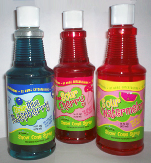 Rival Sour Snow Cone Syrup (3 pack)