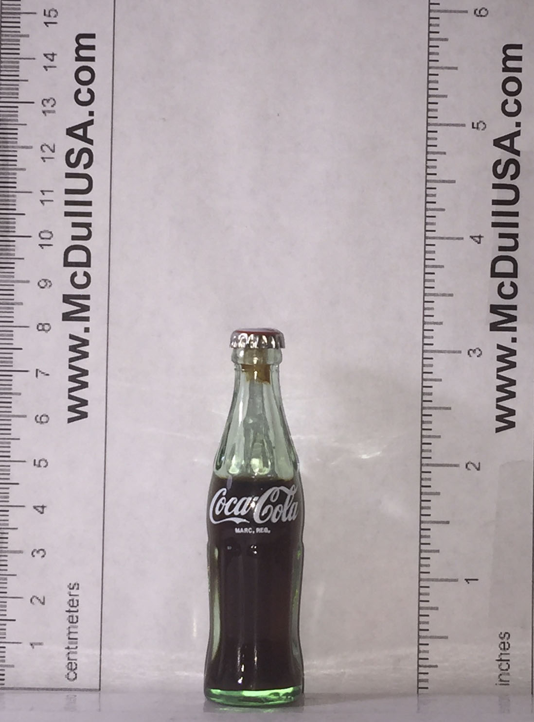 Open Glass Coke Bottle