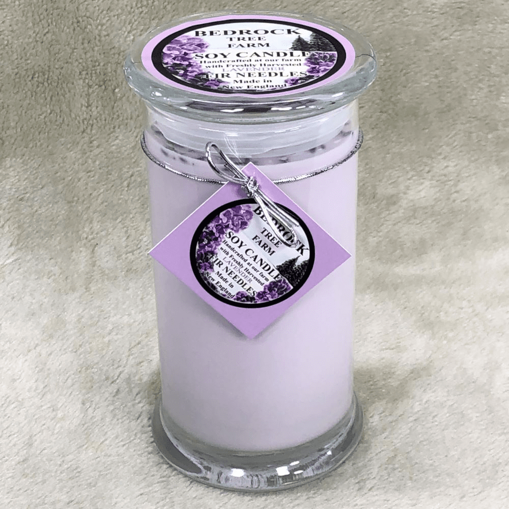 LAVENDER LIBBEY STATUS JARS