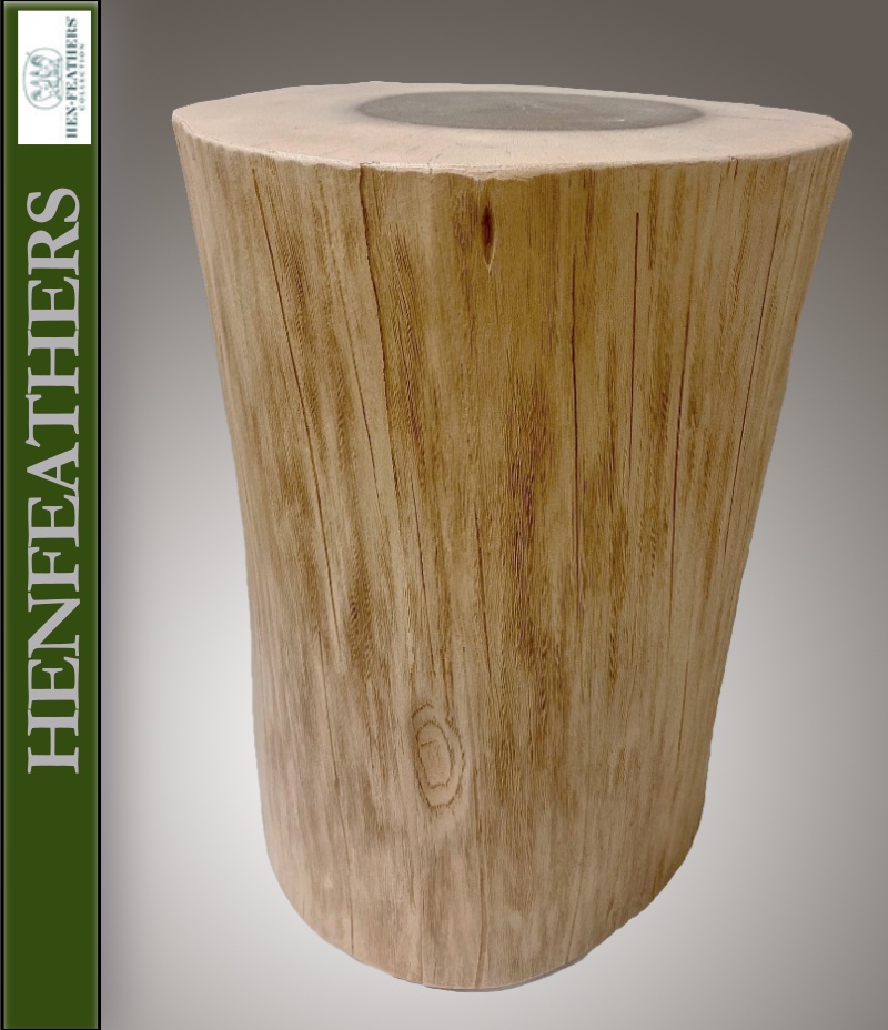 Adirondack Faux Bois Log Table - HenFeathers