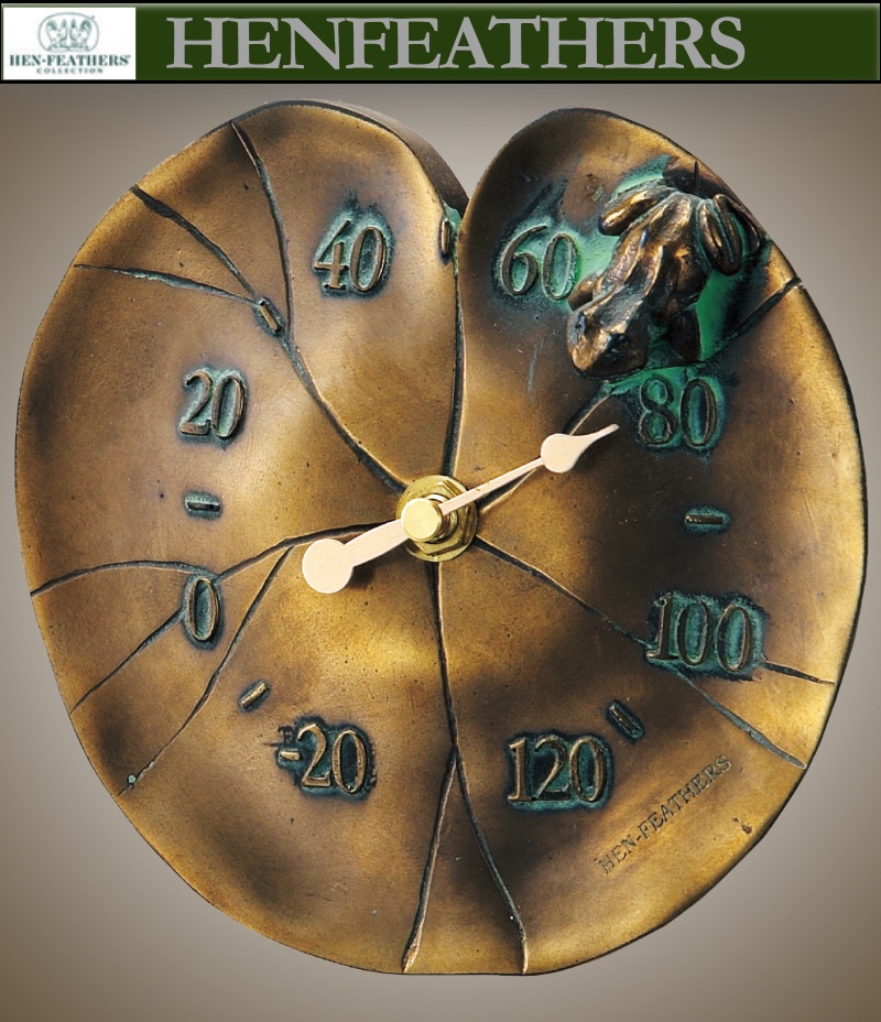 Boutique Lily Pad Thermometer - HenFeathers