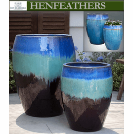 Glazed Hi Fired Terracotta Collection - HenFeathers