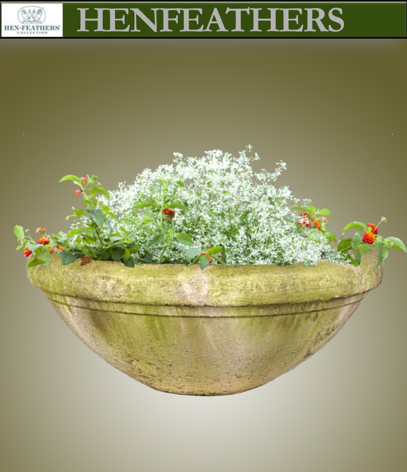 Floating Flower Fountain Vessel - Garden Decor - HenFeathers