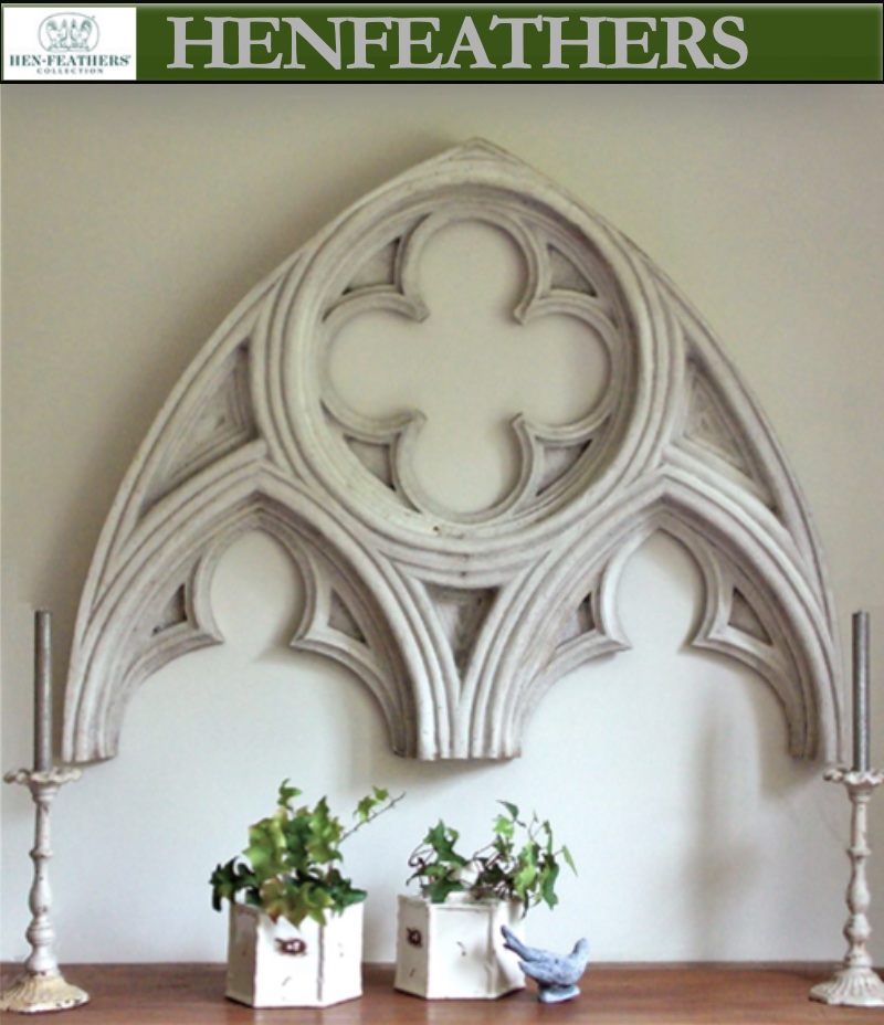 Gothic Architectural Arch Wall Decor - HenFeathers