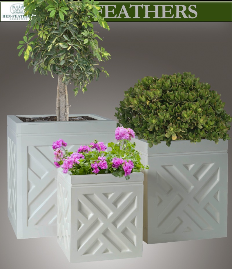 Kowloon Chippendale Planter - Garden Decor - HenFeathers