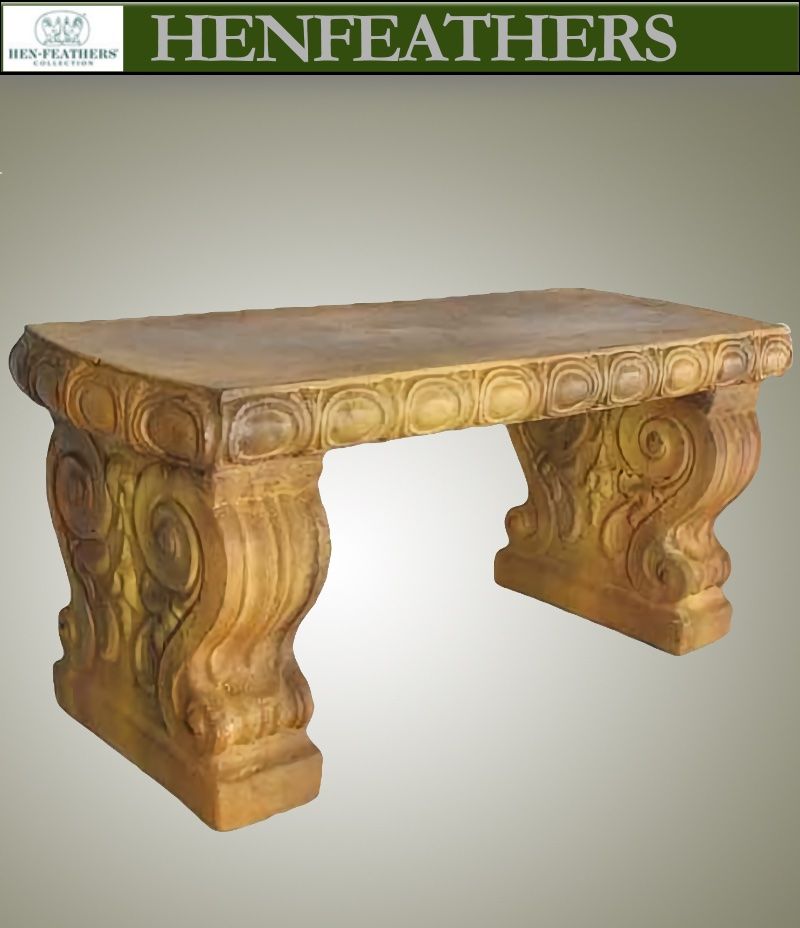 Mayfair Garden Bench - Garden Decor - HenFeathers