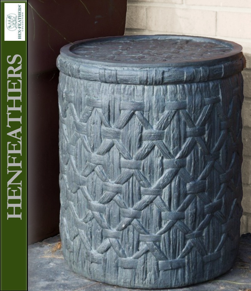 Narbonne Basket Weave Table - HenFeathers