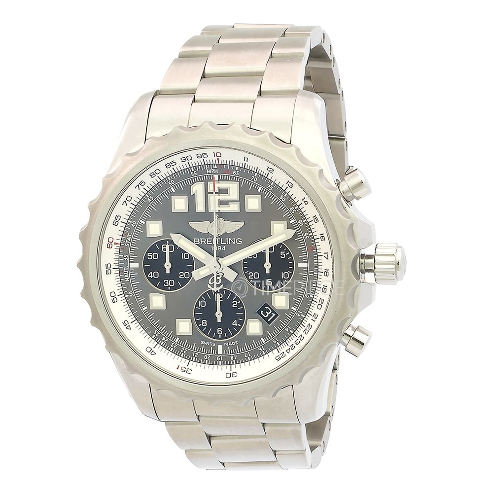 Breitling Chronospace Chronograph Automatic Chronometer Grey Dial Mens ...