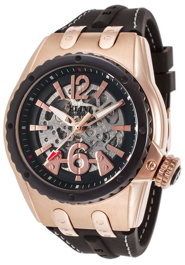 Elini Barokas Genesis Prime Automatic Mens Watch ELINI-20026-RG-01-BB