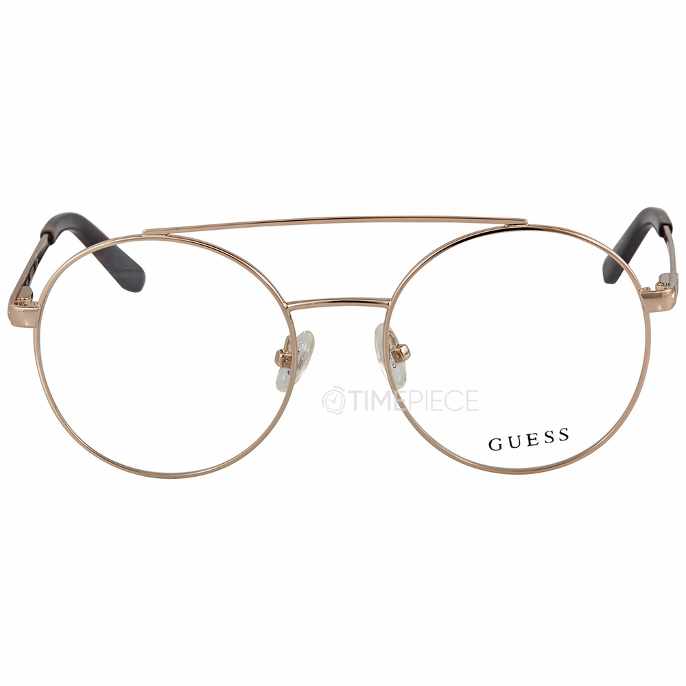 Guess Demo Round Ladies Eyeglasses GU2714 032 52