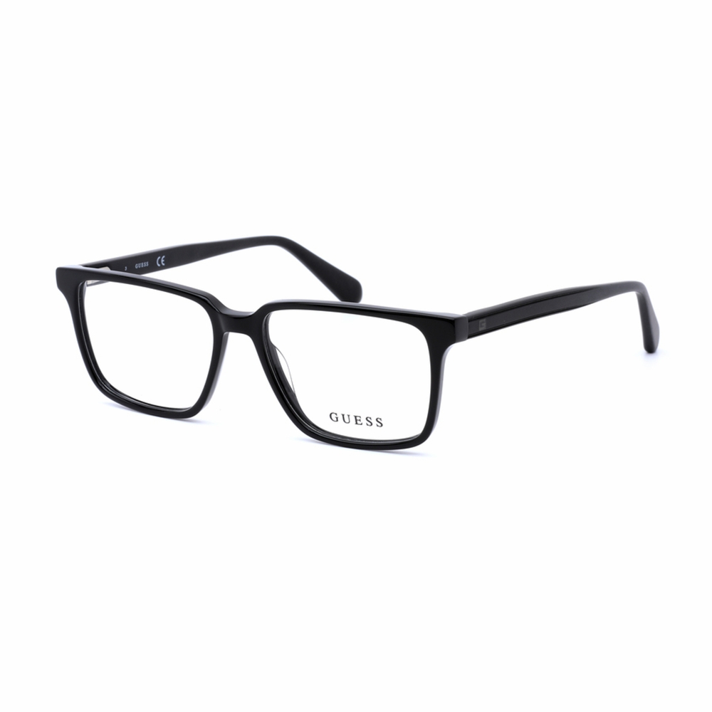 Guess Mens Black Rectangular Eyeglass Frames GU5004700152