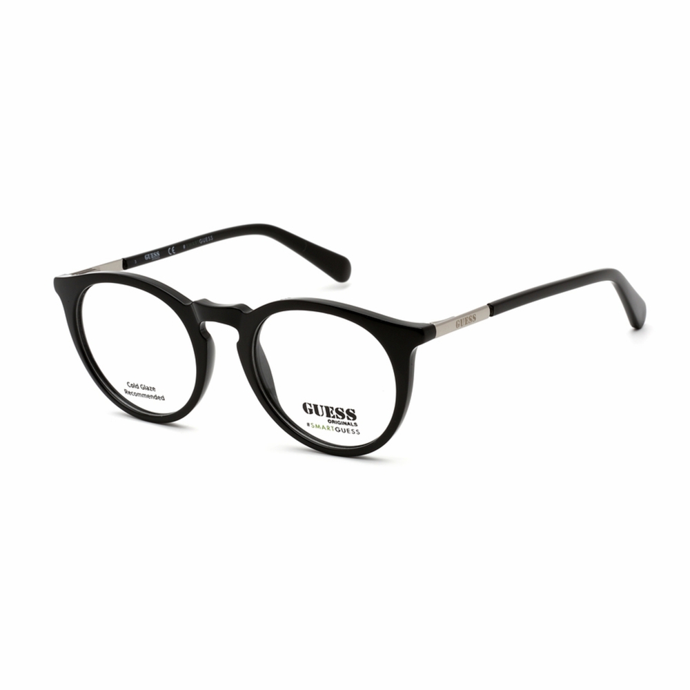 Guess Demo Round Unisex Eyeglasses GU8236 001 50