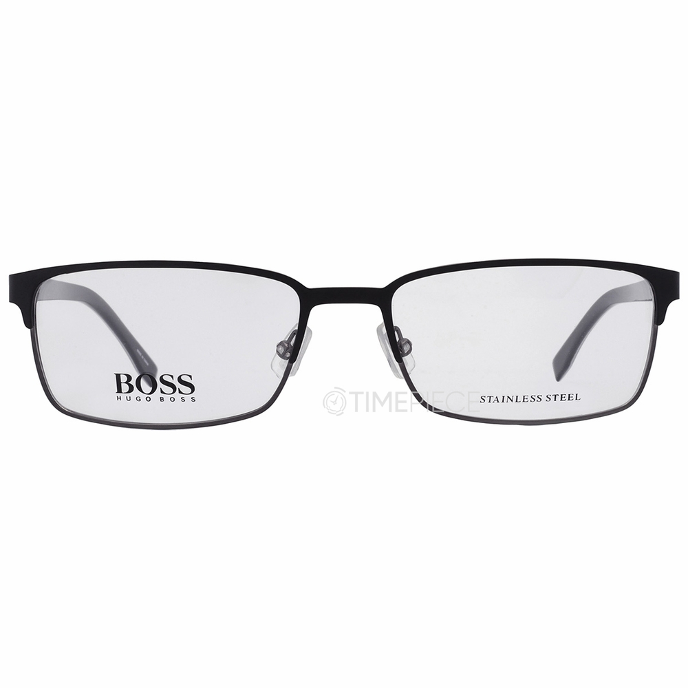 Hugo Boss Demo Rectangular Mens Eyeglasses BOSS 0766 0QIL 55