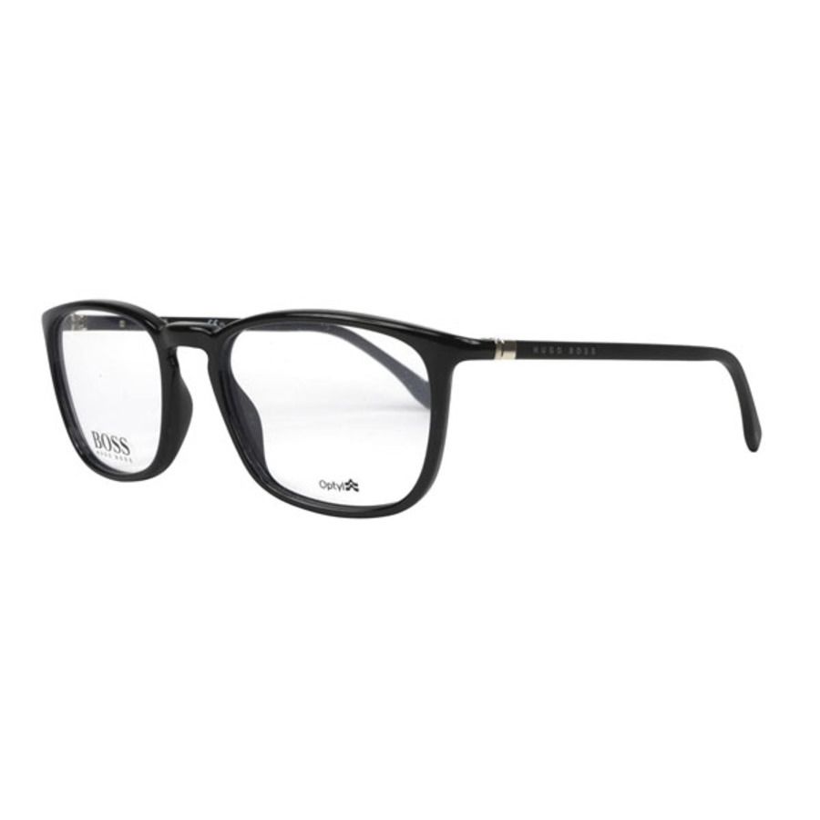 Hugo Boss Mens Black Rectangular Eyeglass Frames 096108070051