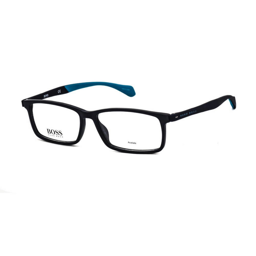 Hugo Boss Unisex Blue Rectangular Eyeglass Frames BOSS10810FLL0056