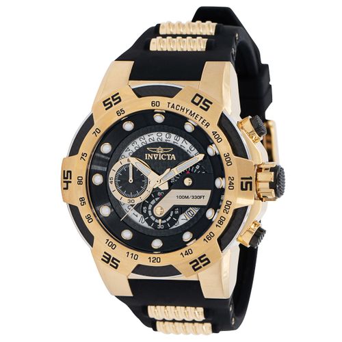 Invicta Speedway Chronograph Quartz Black Dial Mens Watch 25742