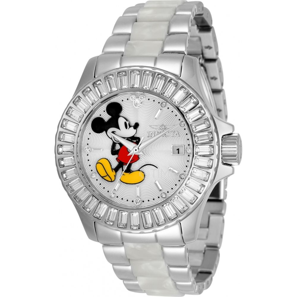 Invicta Disney Limited Edition Mickey Mouse Quartz Crystal Ladies Watch ...