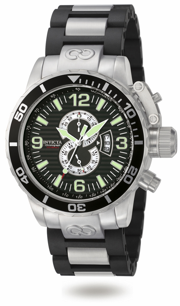 Invicta Corduba Diver Chronograph Green Dial Stainless Steel Mens Watch ...