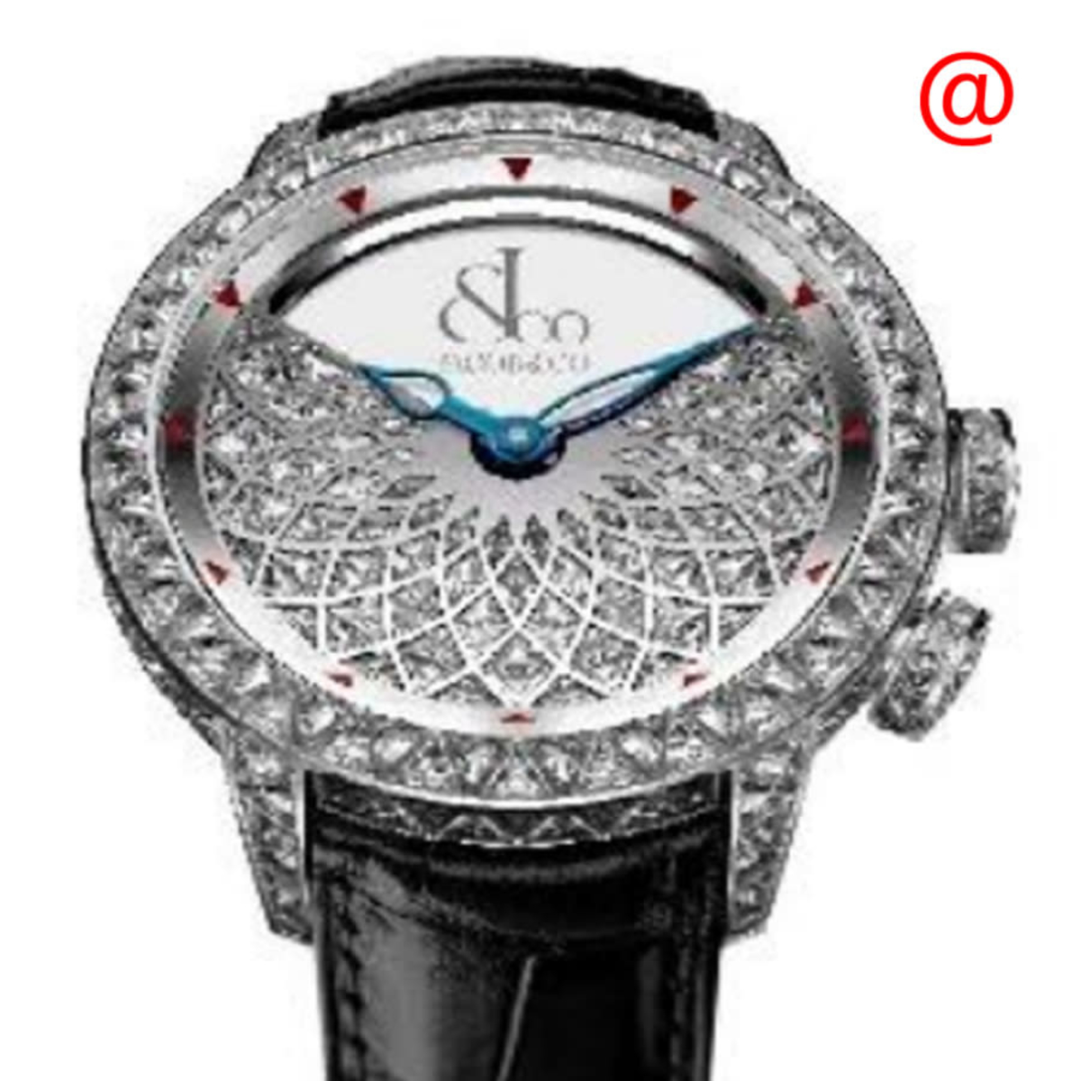 Jacob & Co. CALIGULA Silver-tone Dial Unisex Watch 40080130BDBD1BD