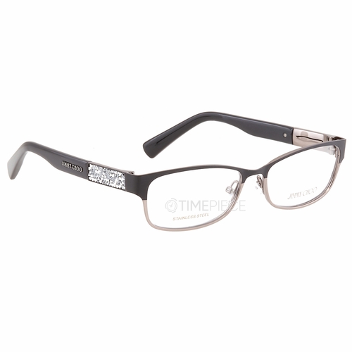 Jimmy Choo Demo Rectangular Ladies Eyeglasses JC124 0ANS 52