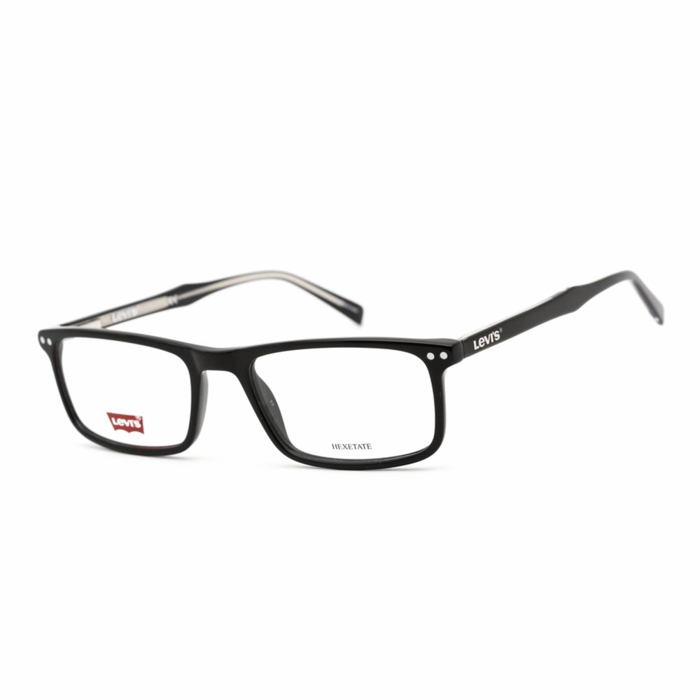 Levi's Mens Black Rectangular Eyeglass Frames LV502008070055