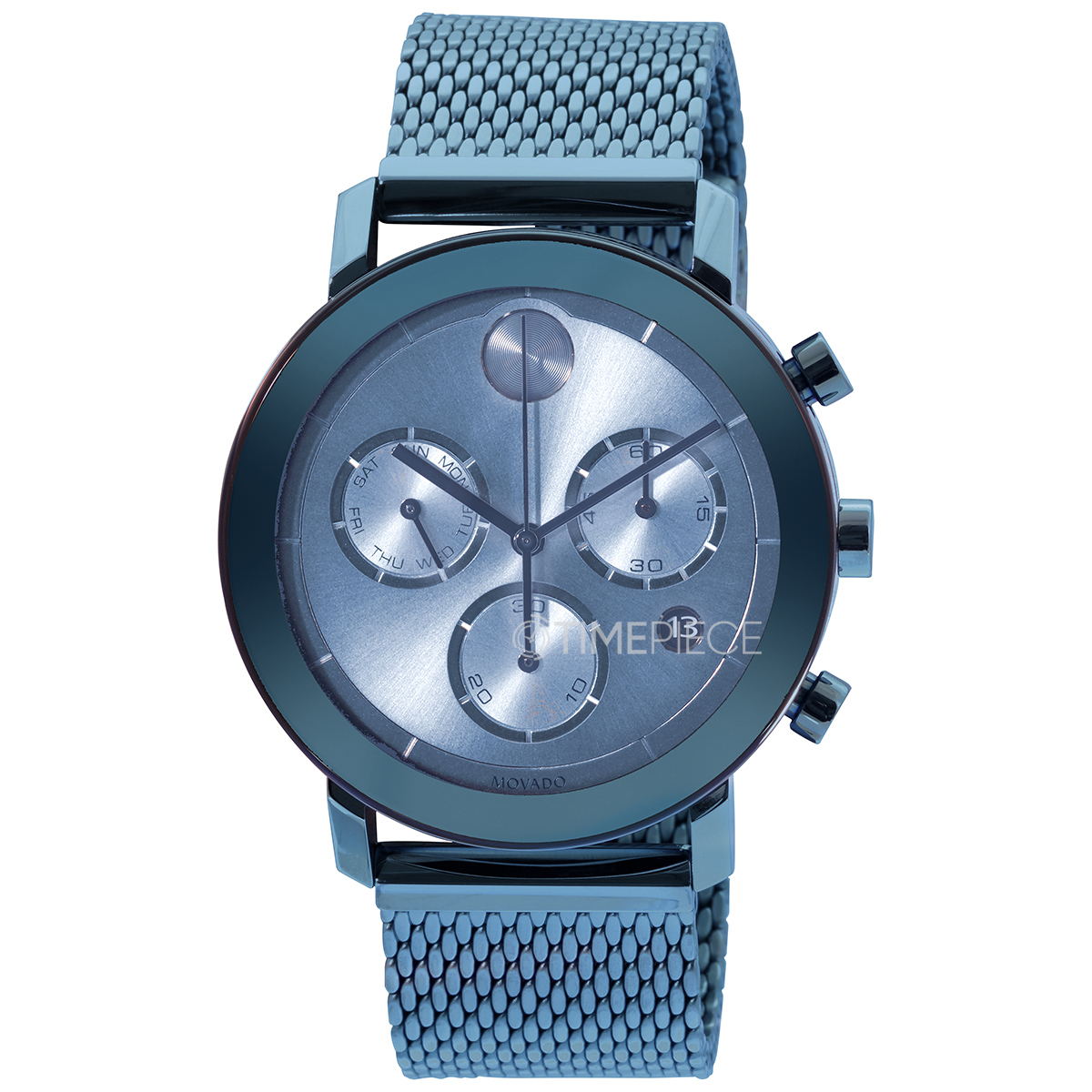 Movado Bold Evolution Chronograph Quartz Blue Dial Mens Watch 3600759