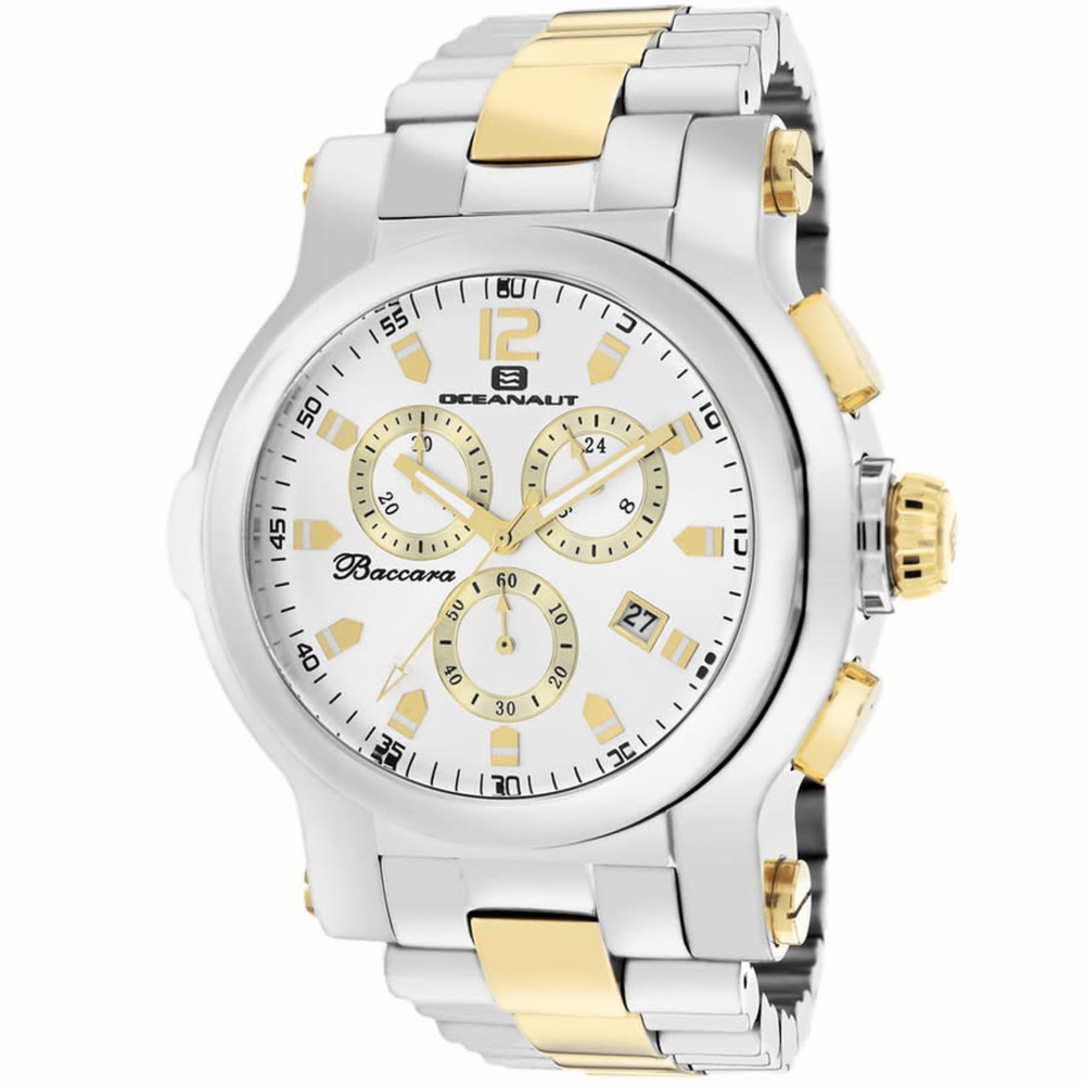 Oceanaut Baccara XL Silver-tone Dial Mens Watch OC0823