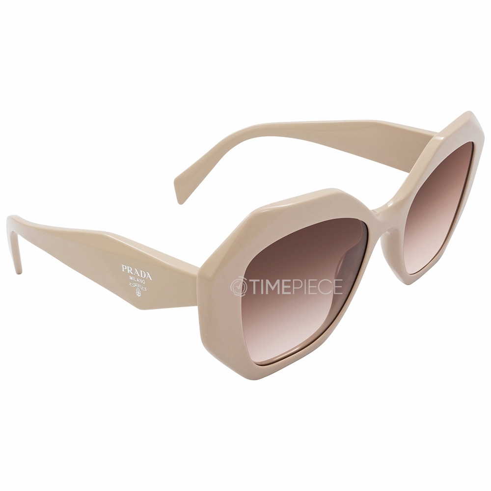 Prada Brown Gradient Irregular Ladies Sunglasses PR 16WS VYJ0A6 53