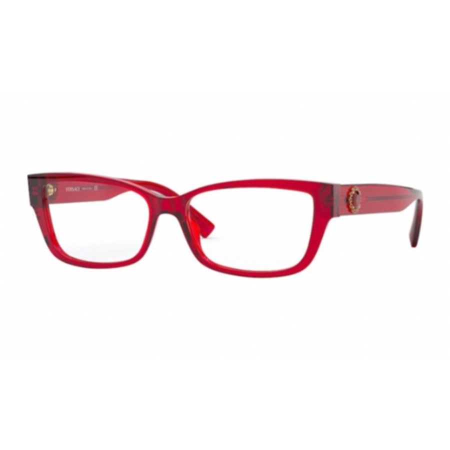 Versace Mens Red Square Eyeglass Frames VE3284BA528054