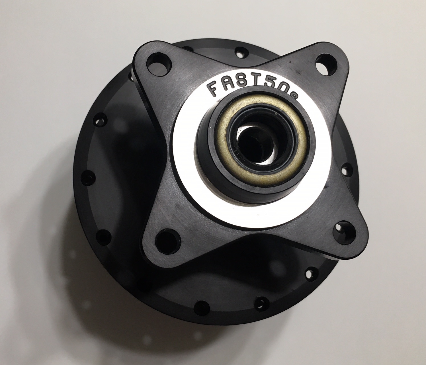 Fast50s Rear Black Billet Hub for Honda CRF50
