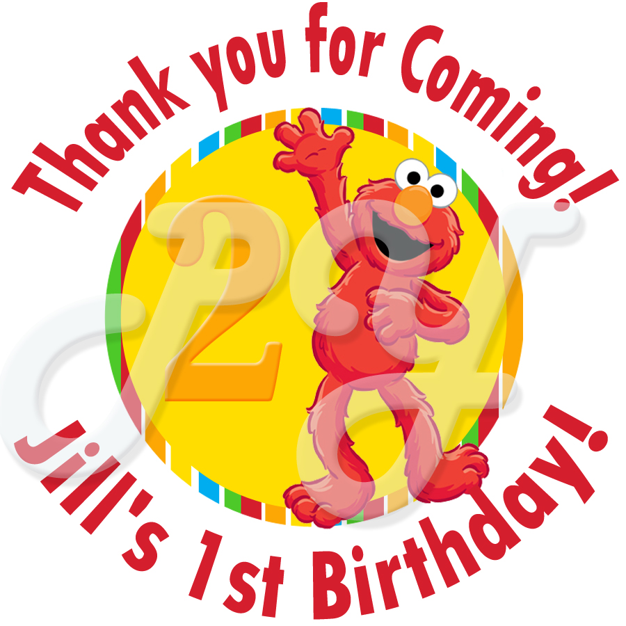 Elmo Personalized Stickers