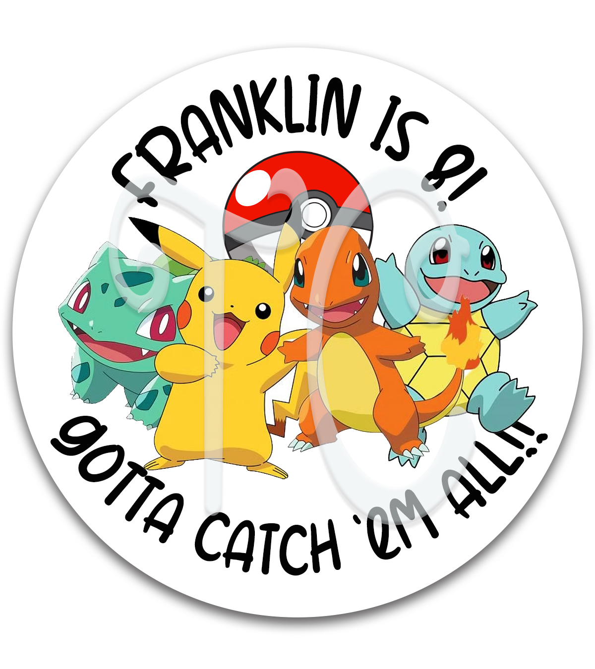 Pokemon Gift Tag Sticker Labels, Pokemon Stickers, Pokemon Party Supplies